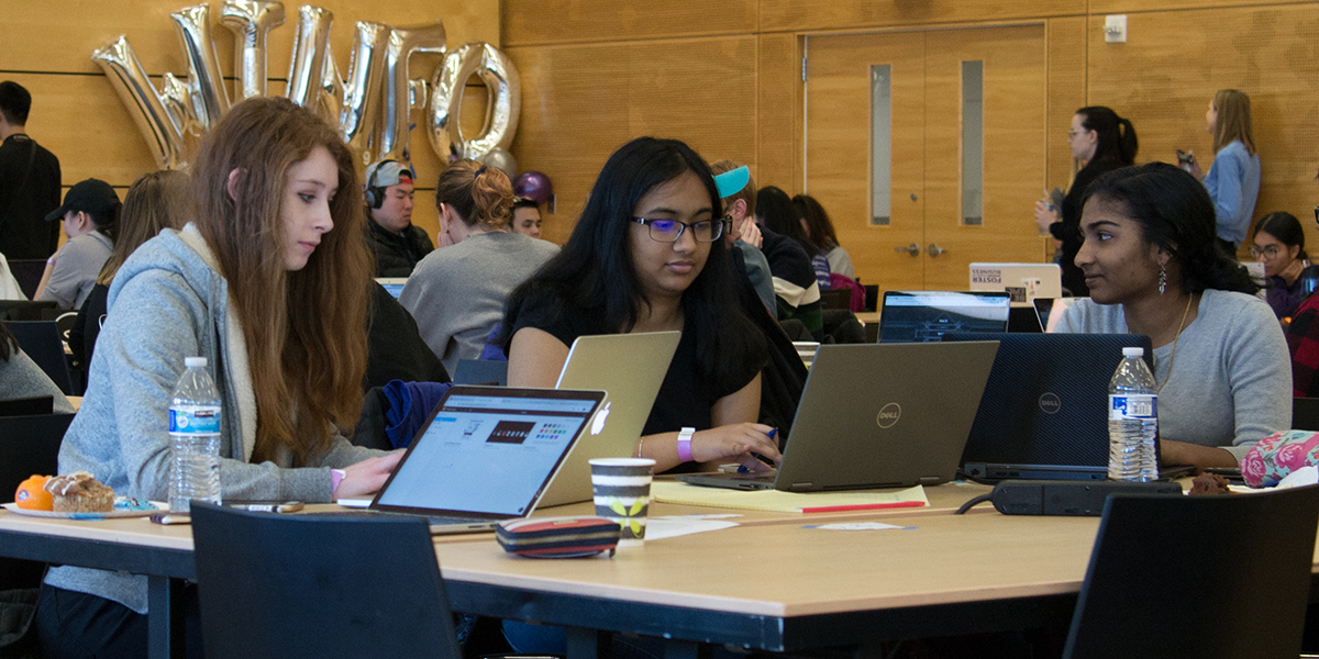 Students think big at Winfo Hackathon | Information School | University ...