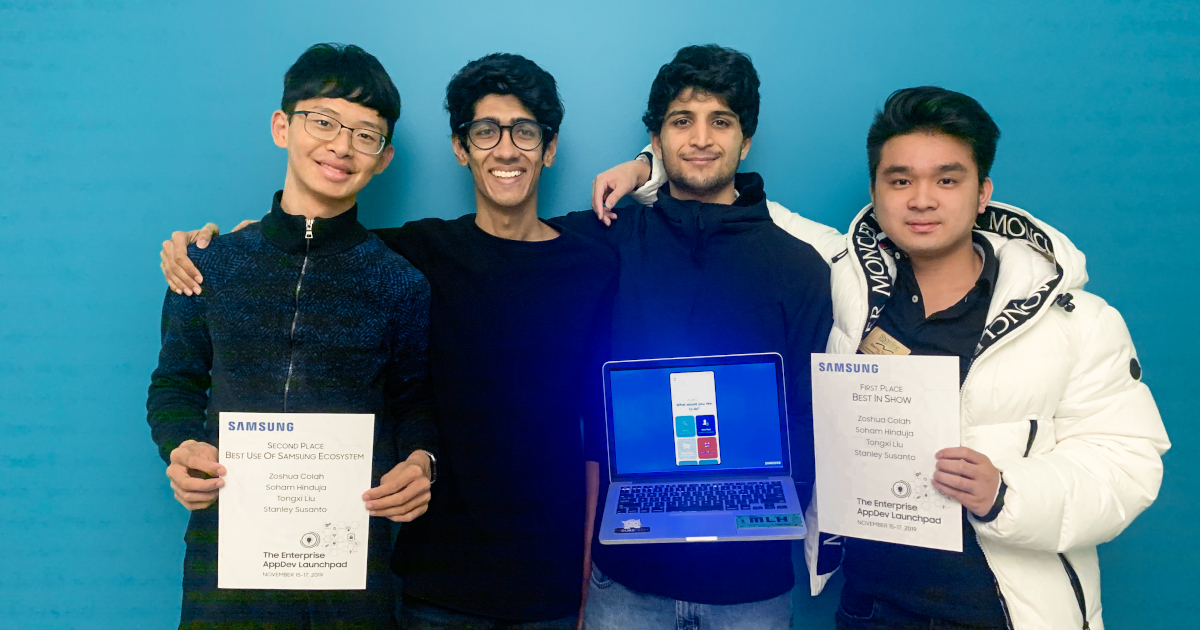 Informatics students win Samsung hackathon | Information School ...